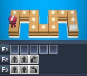 mitenköhän f1 ja f2 käskyjä pitäisi käyttää kentän läpäisemiseksi